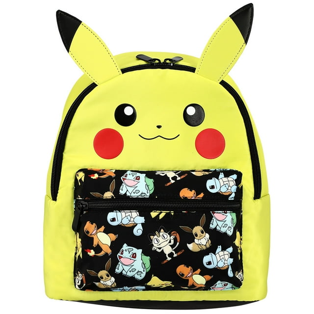 Pokemon Pikachu Mini Backpack with 3D Ears and Front Pocket - Walmart.com