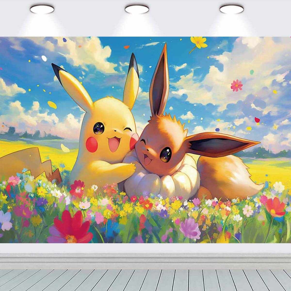 Pokemon school Backdrop Taspestry Wall Decor Banner Party Supplies ...