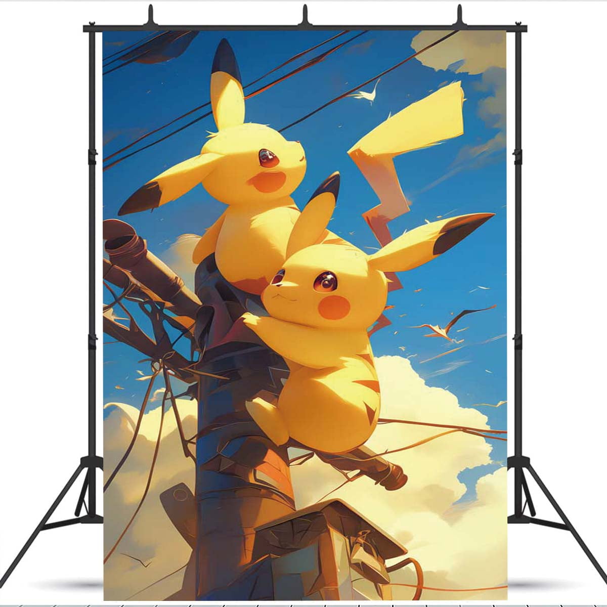 Pokemon school Poster Backdrop Banner Party Supplies Birthday ...