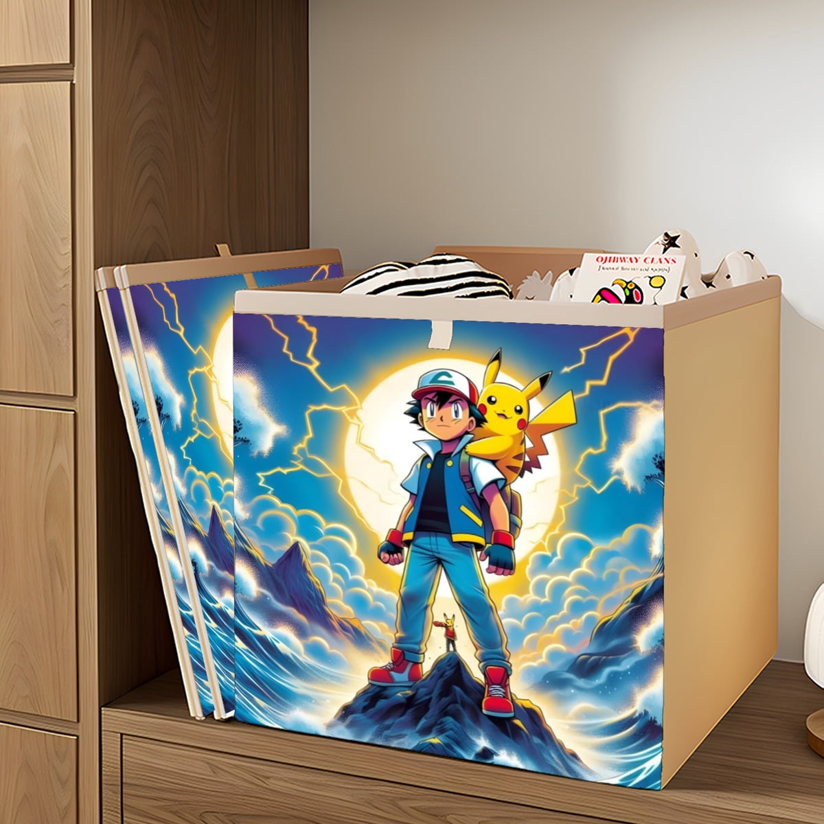 Pokemon storage box say goodbye to clutter with one sleek box. Reclaim ...