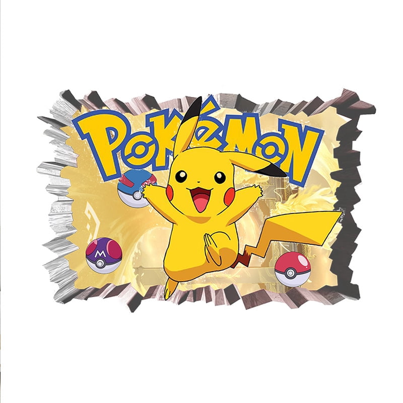 Pokemon wall stickers 3D wall stickers Children wall stickers Cartoon ...