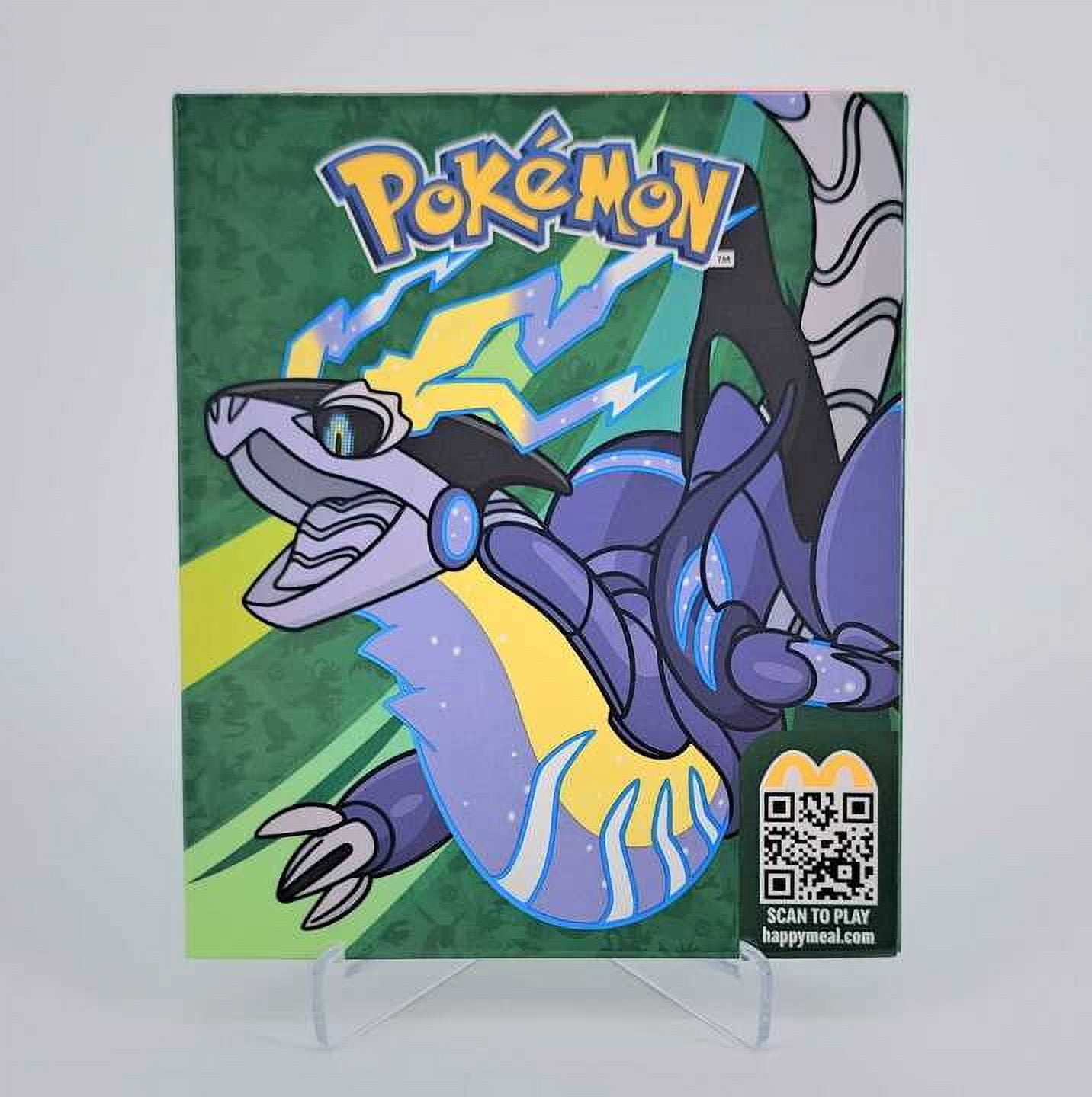 Pokemon x McDonald's Happy Meal Toy 2025 - Miraidon Sticker Activity ...