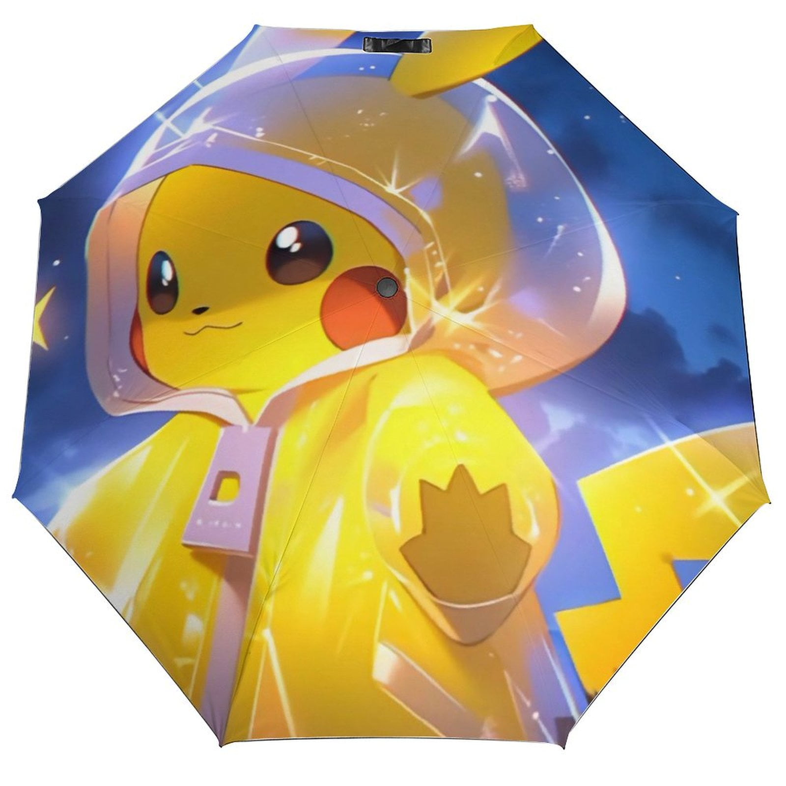 Pokemon321 Travel Automatic Folding Rain Umbrellas with Cover Bag ...