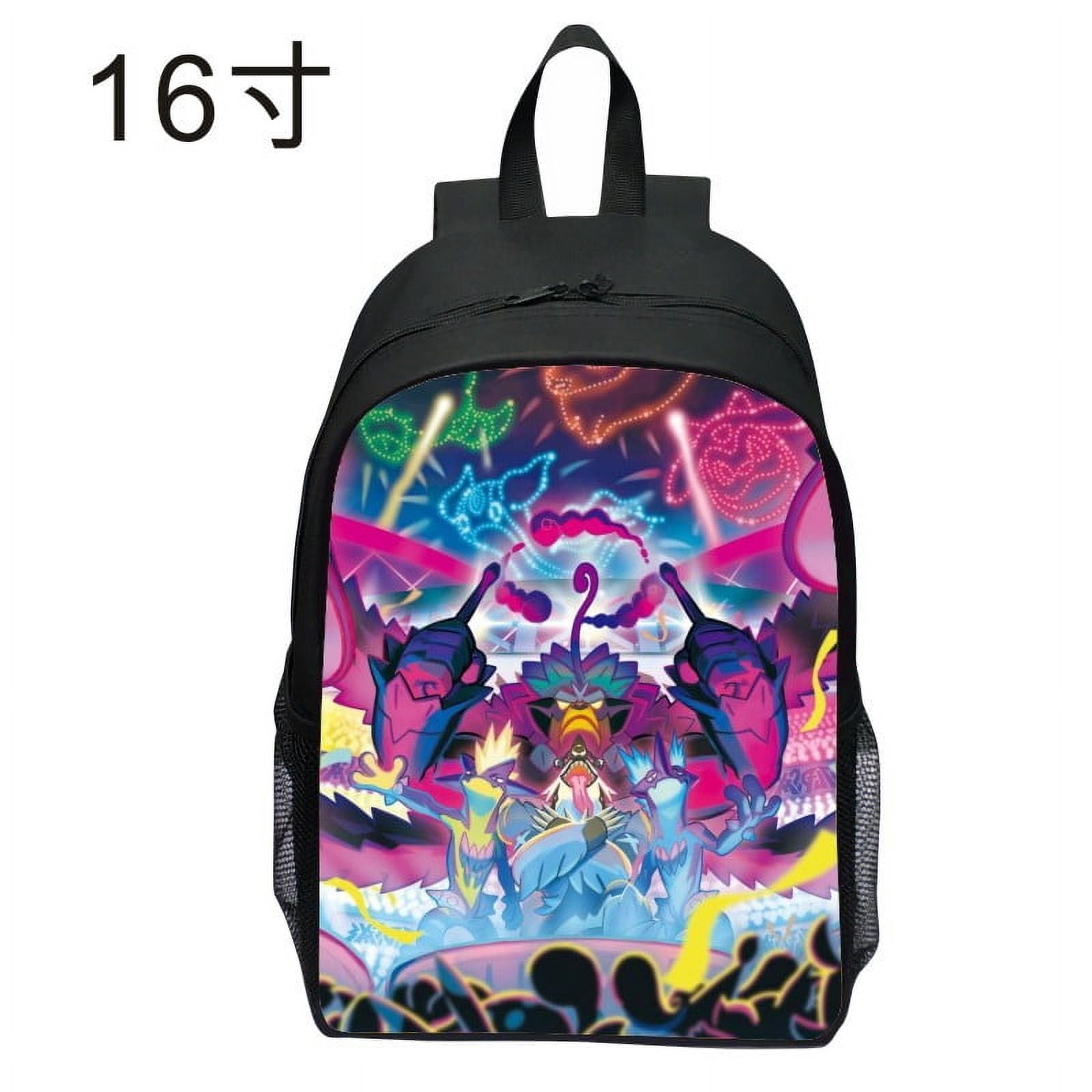 PokemonAnime Backpack for Teens Womens Mens Stylish Daypack Purse ...