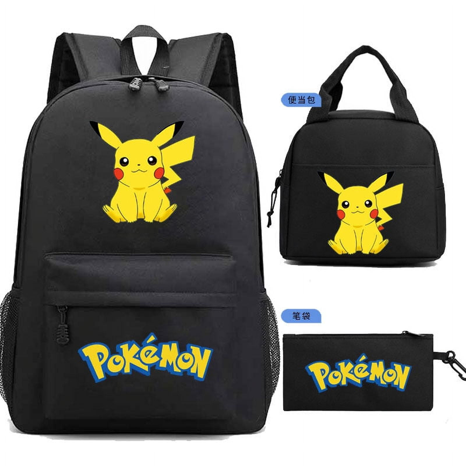 PokemonAnime Travel Backpack for Teens/Womens/Mens/ Casual Daypack ...