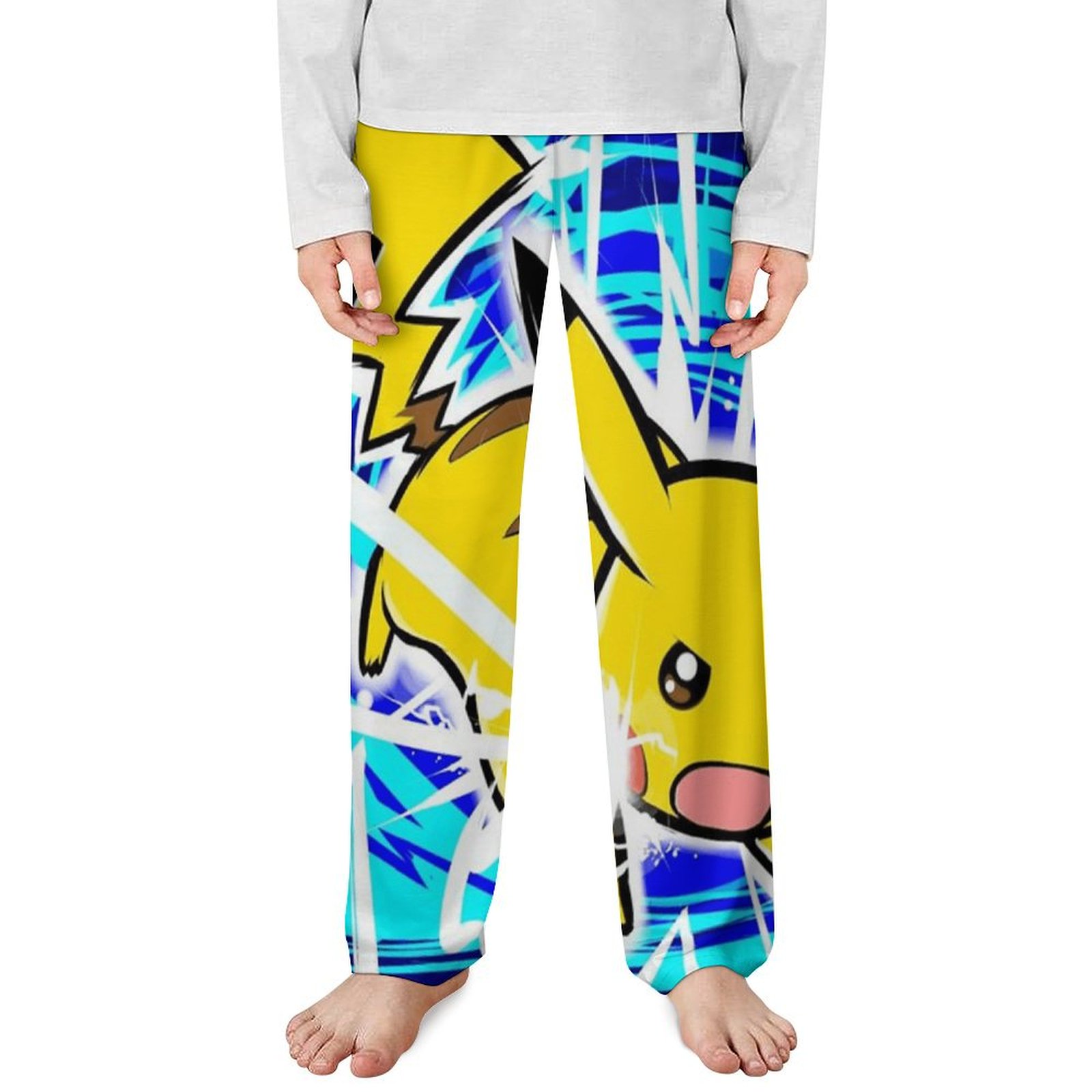 Poken+Pikachu Boys Cartoon Straight Pajama Pants 160CM - Walmart.com