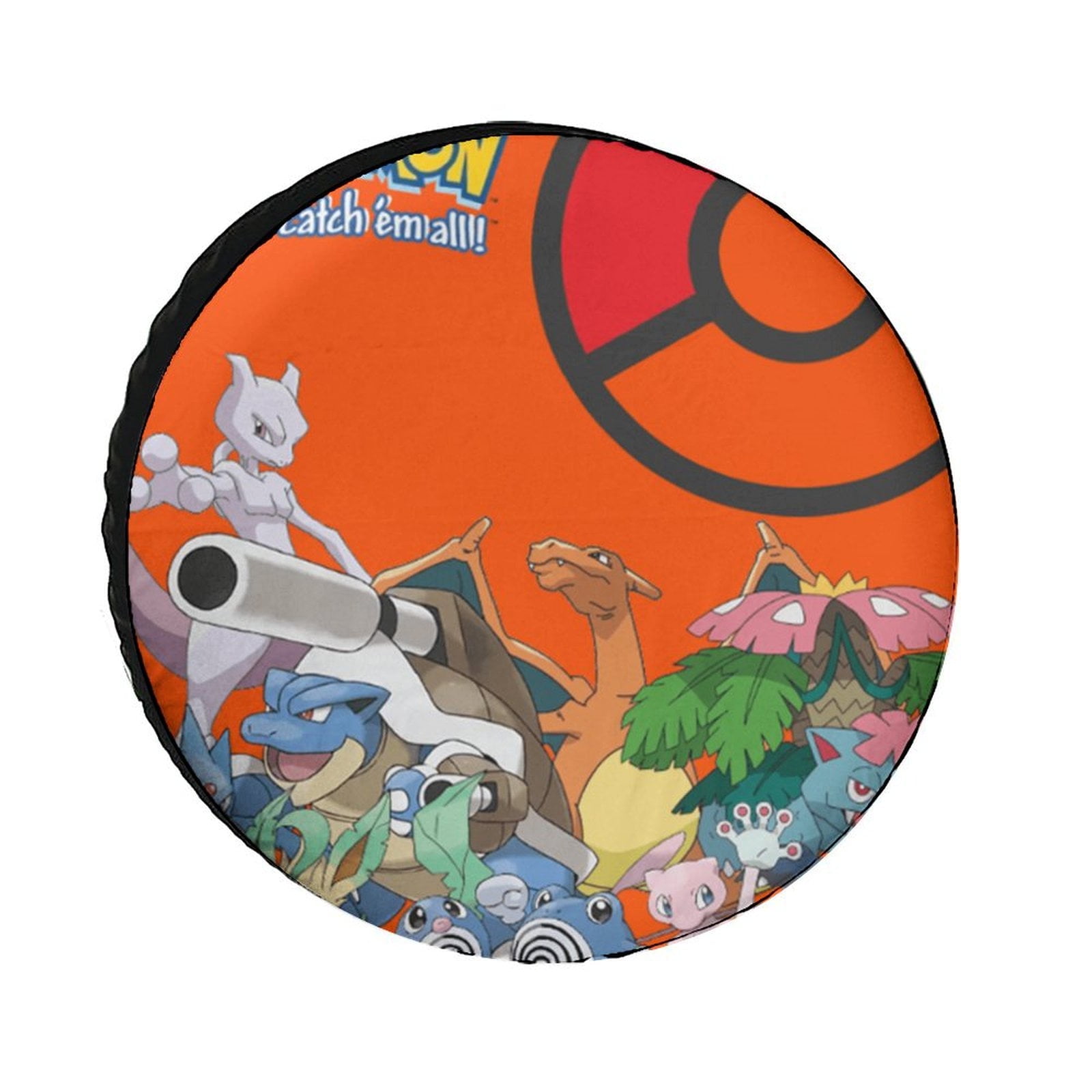 Poken+Pikachu Cartoon spare tire cover waterproof tire cover suitable ...