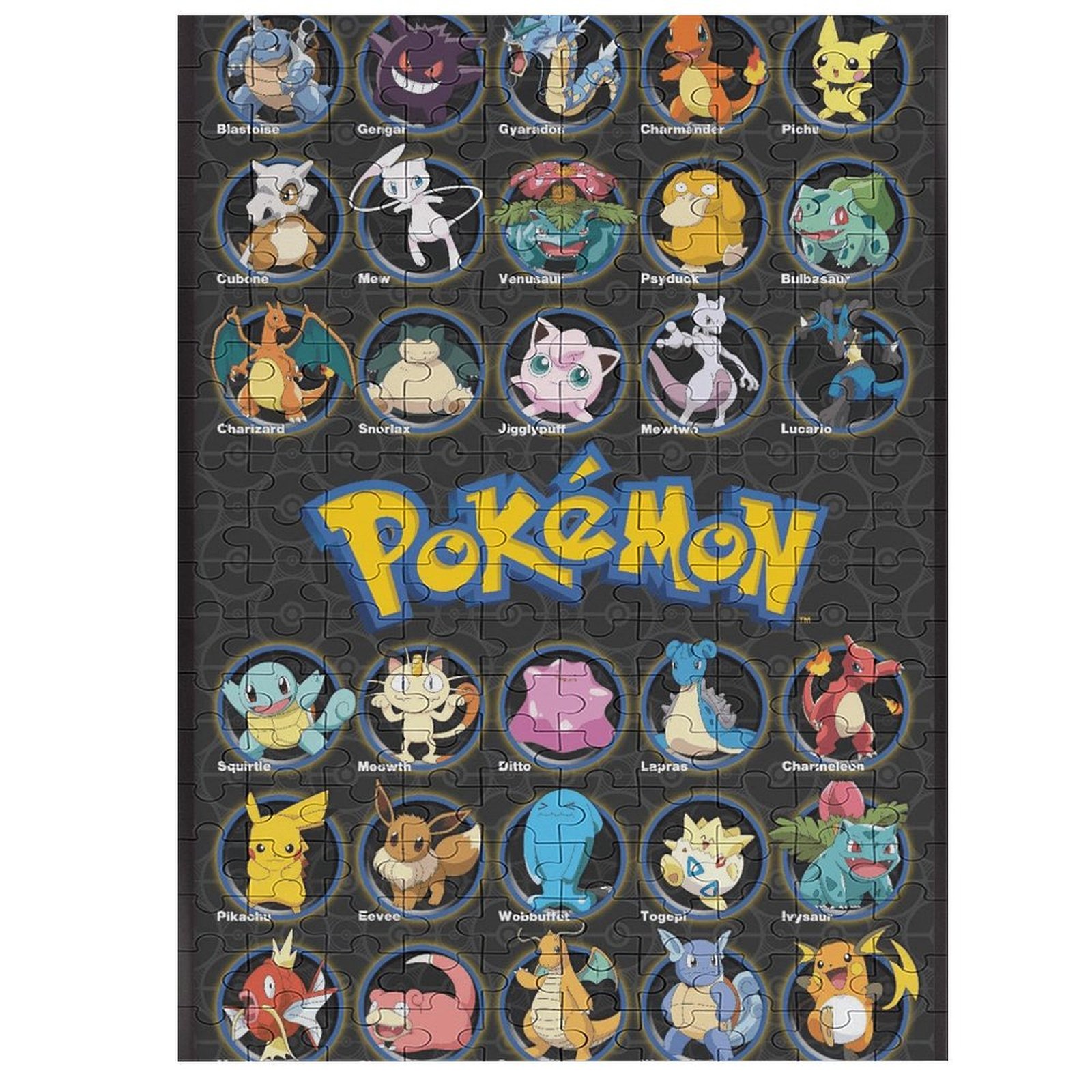 Poken+Pikachu Jigsaw Puzzle Toy Cartoon Anime Interlocking Puzzle ...