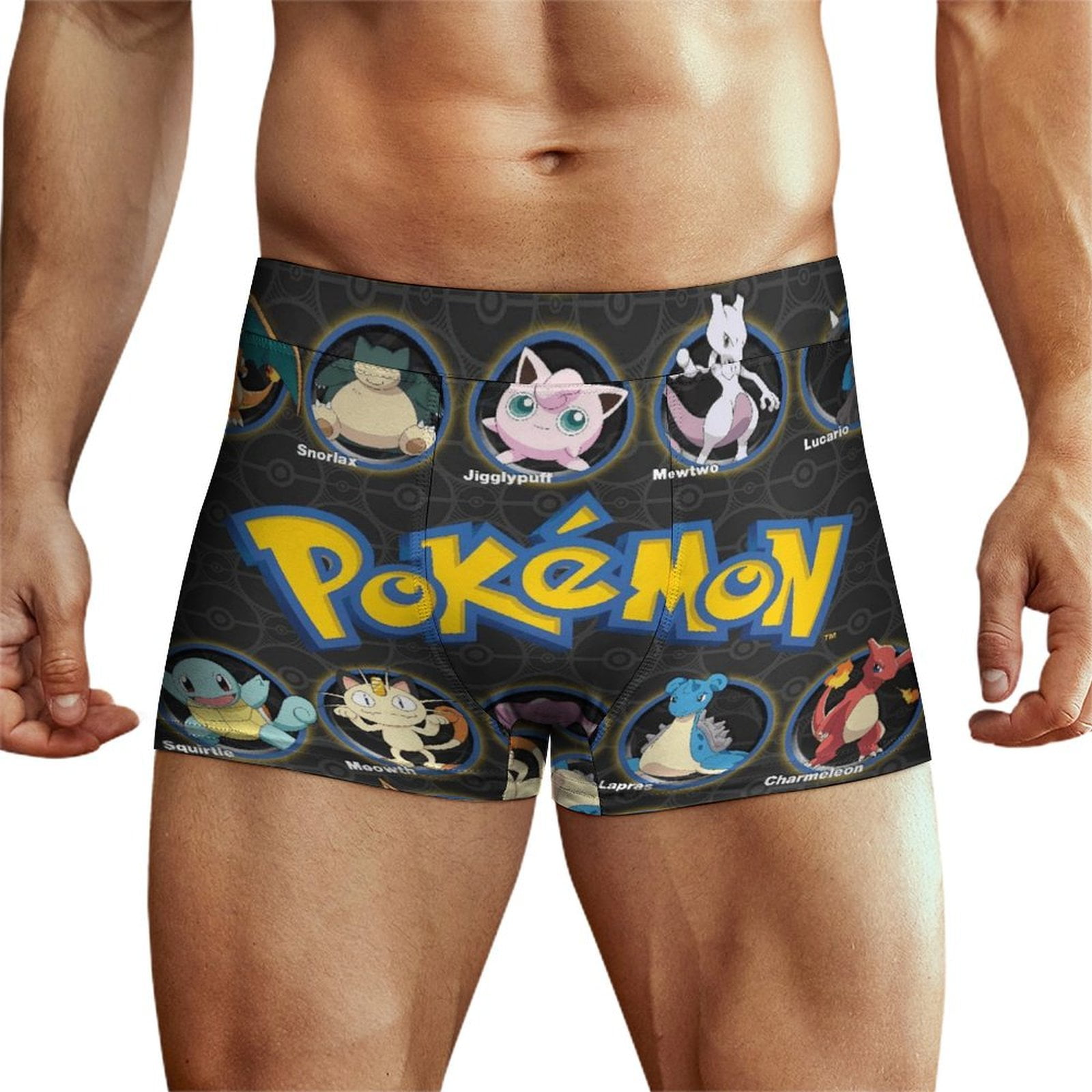 Poken+Pikachu Men's Cartoon Boxer BriefsMens Underwear S - Walmart.com