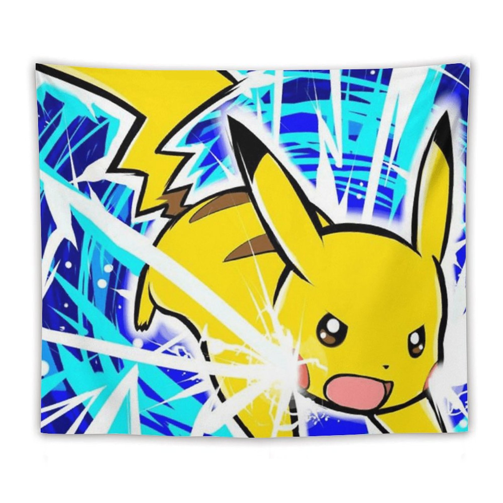 Poken+Pikachu Rapper Hip Hop Music Tapestry 50"x60" Home Decoration ...