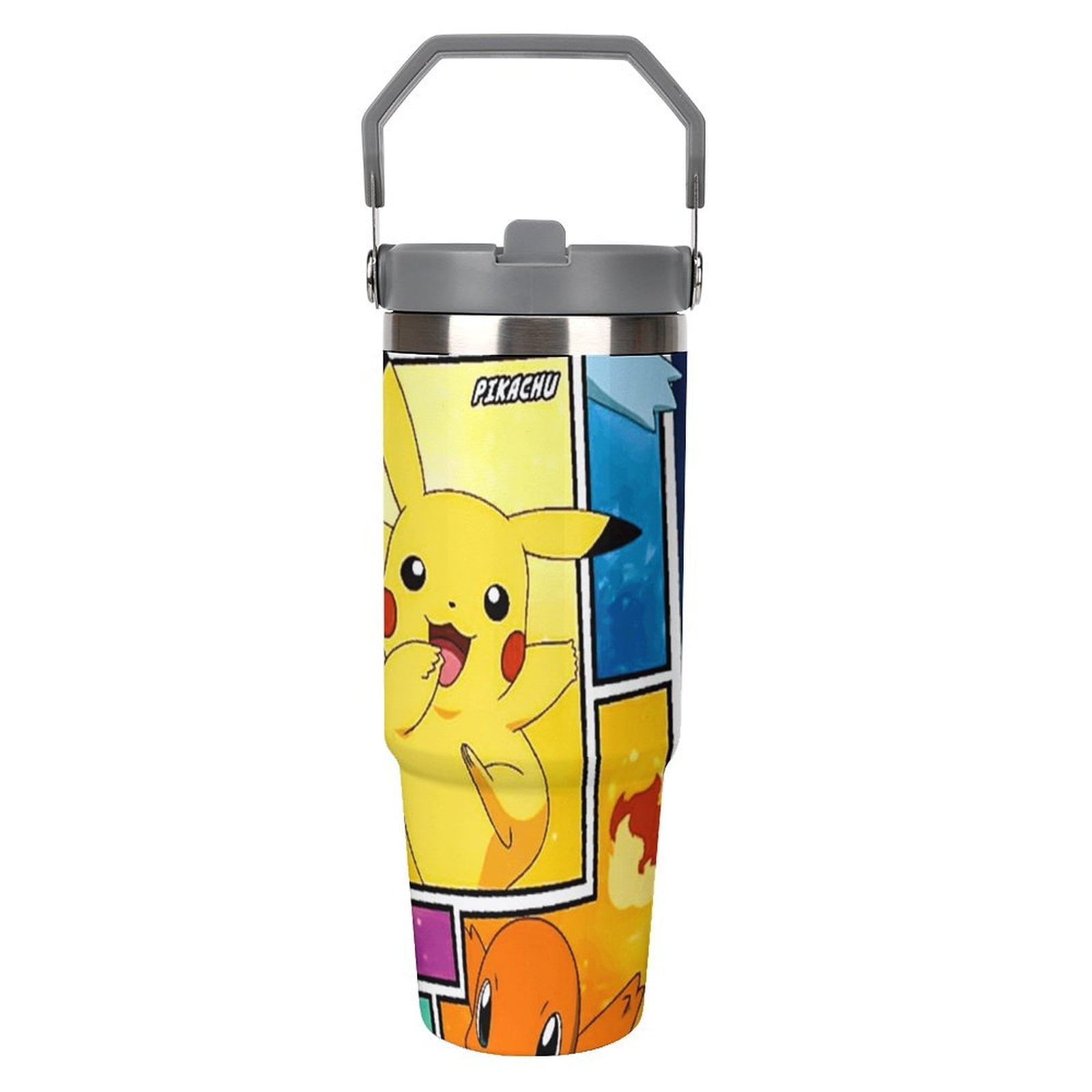 Poken+Pikachu travel mugs for hot and cold beverages 30oz - Walmart.com