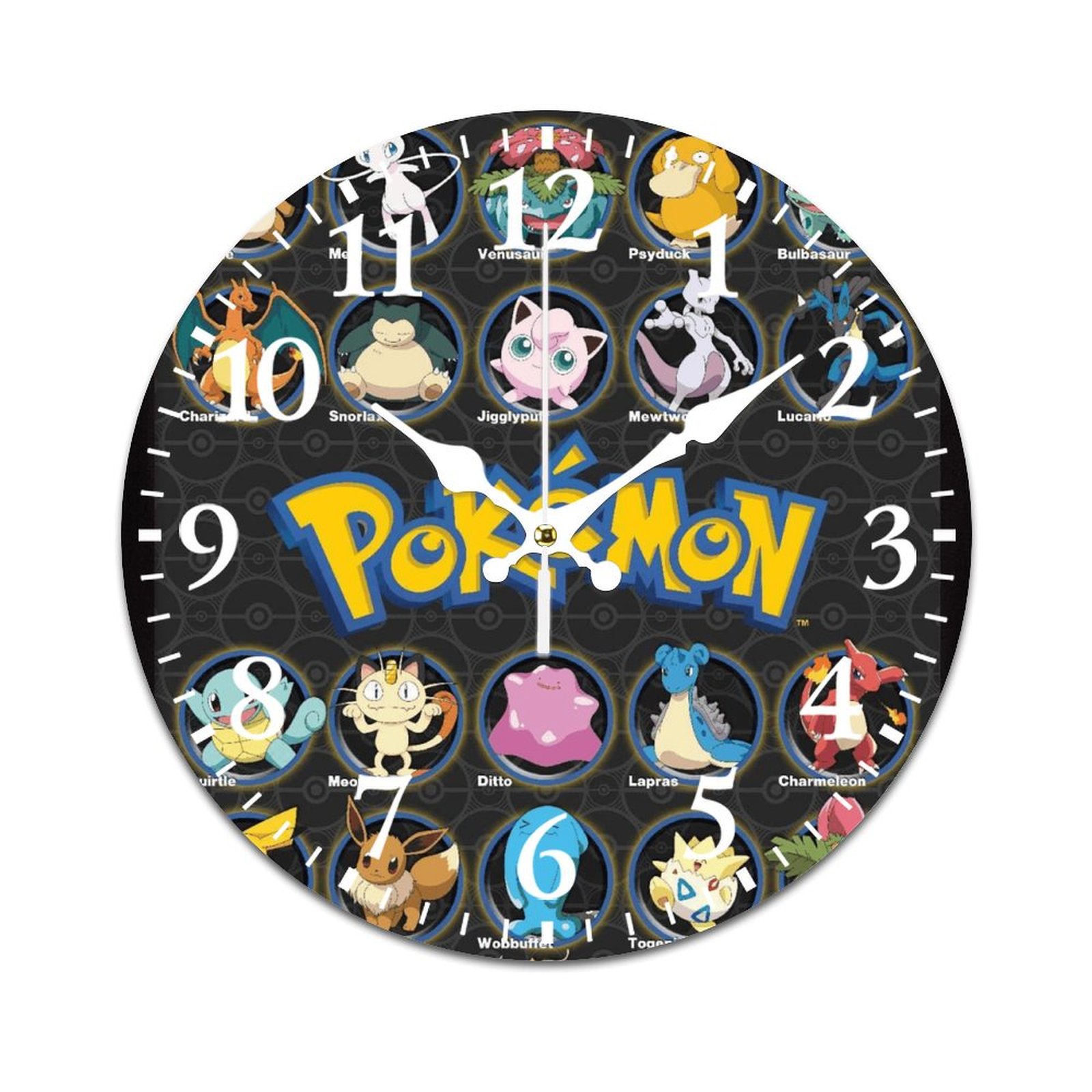 Poken+Pikachu wall clocks battery operated decorative 34cm/13.39in ...