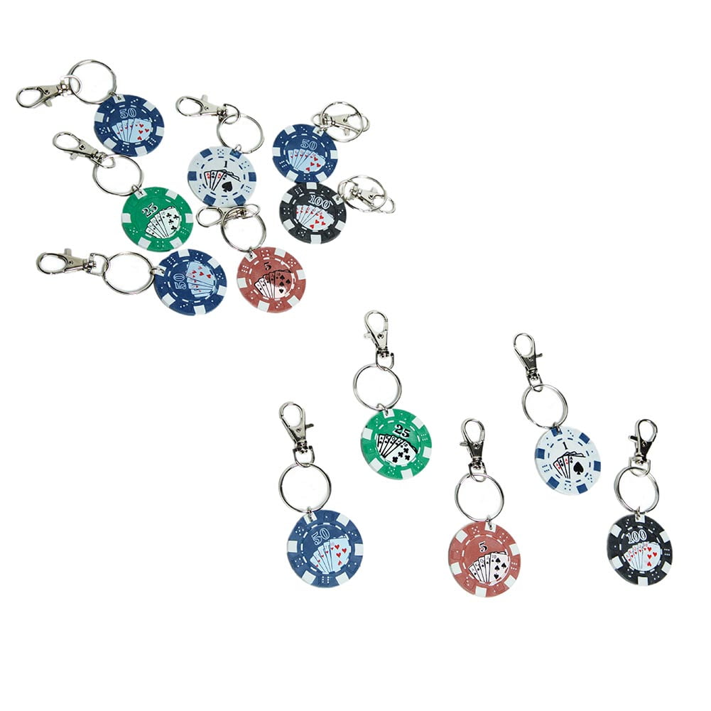 Poker Chip Keychains - Walmart.com
