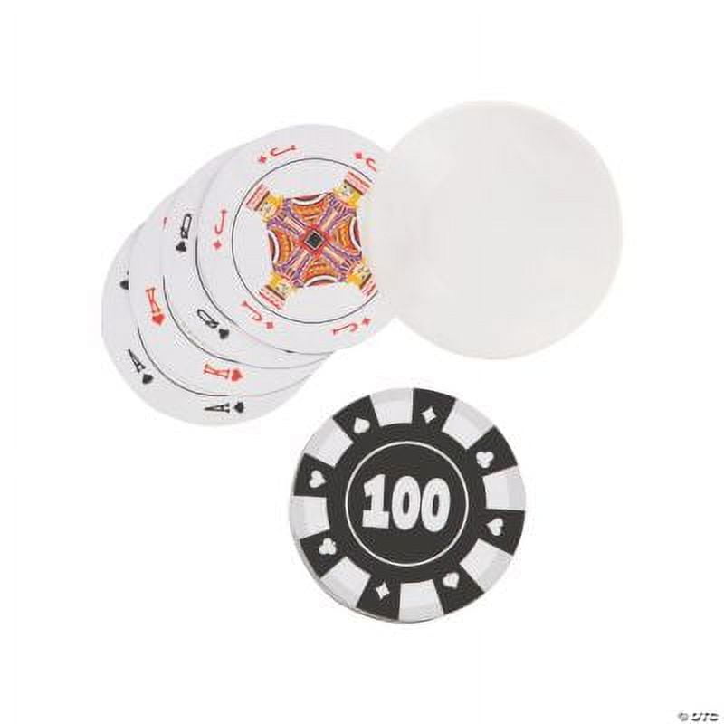 Poker Chip Playing Cards, Party, Party Favors, Toys, 12 Pieces ...