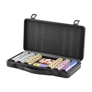 Boyzhood Poker Chips,200 Pcs Poker Set with Aluminum Travel Case,11.5 ...