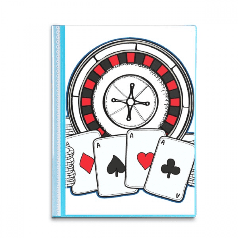 Poker Chips Turntable Illustration Book Sheet Protectors Portfolio ...