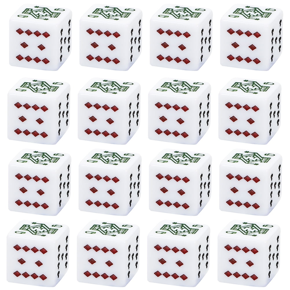 HOMEMAXS Acrylic Multicolored Poker Dice for Entertainment with ...