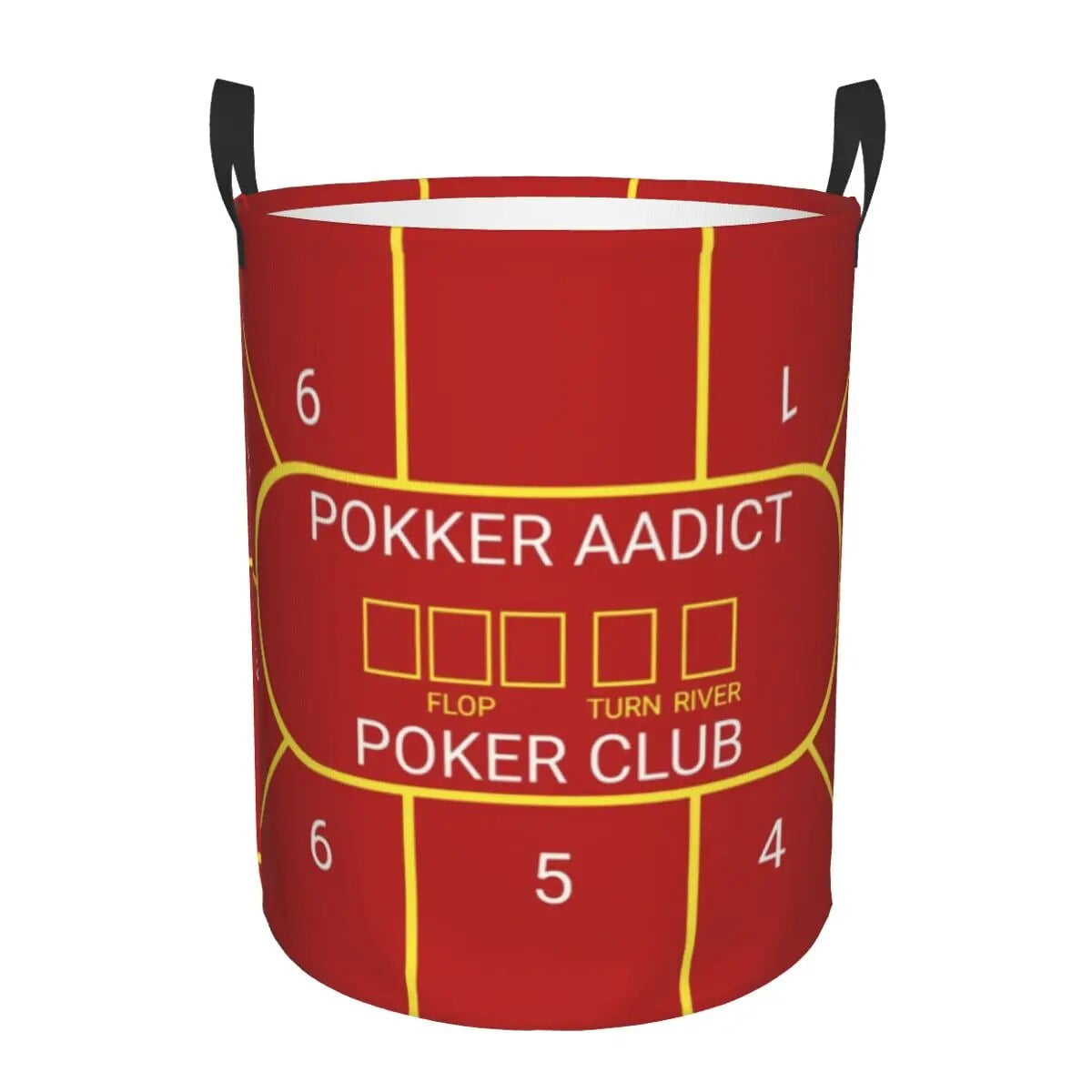 Poker Playing Card Symbols Laundry Basket Foldable Heart SpadeClub ...