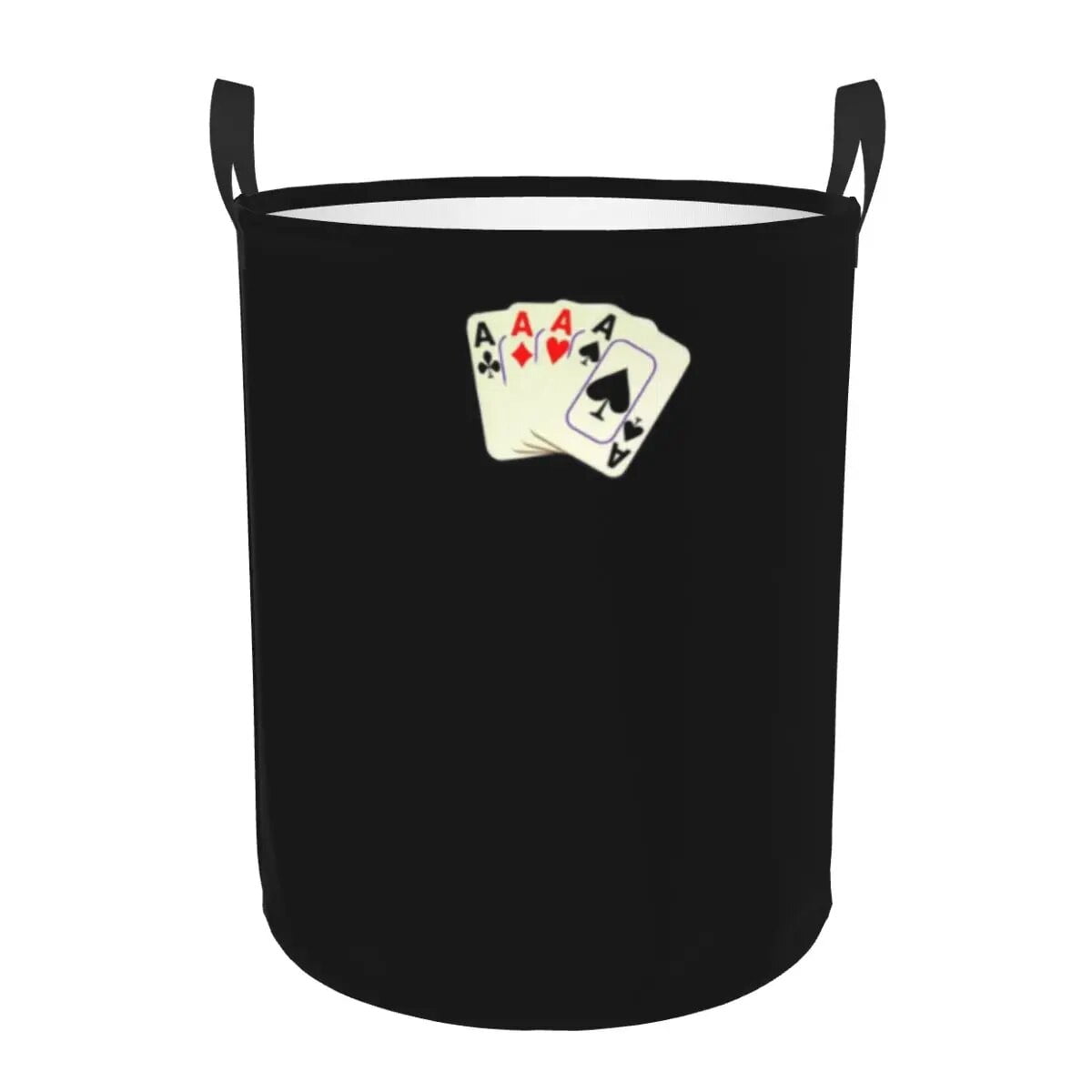 Poker Playing Card Symbols Laundry Basket Foldable Heart SpadeClub ...
