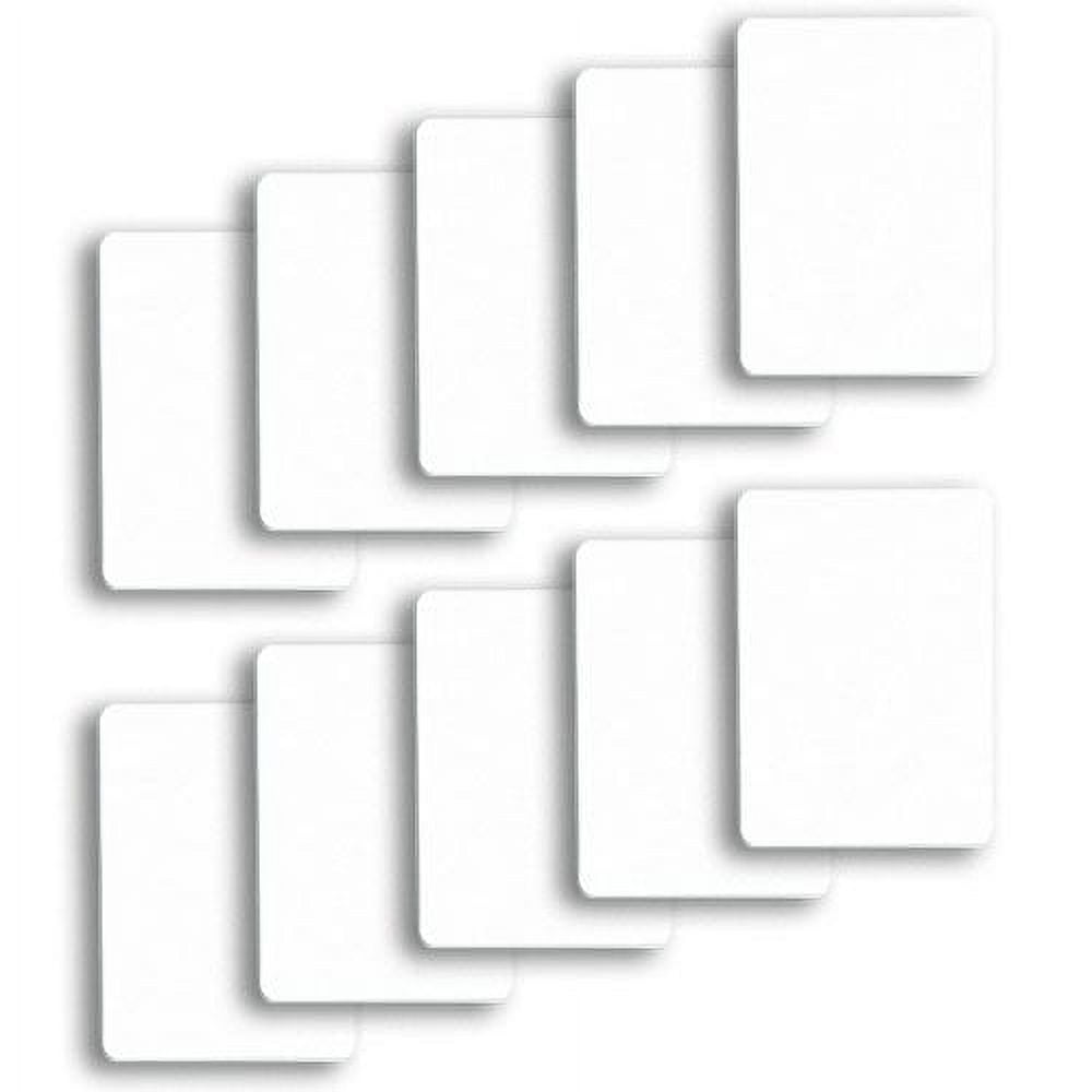 Poker Size Cut Cards 10-pack, White - Walmart.com