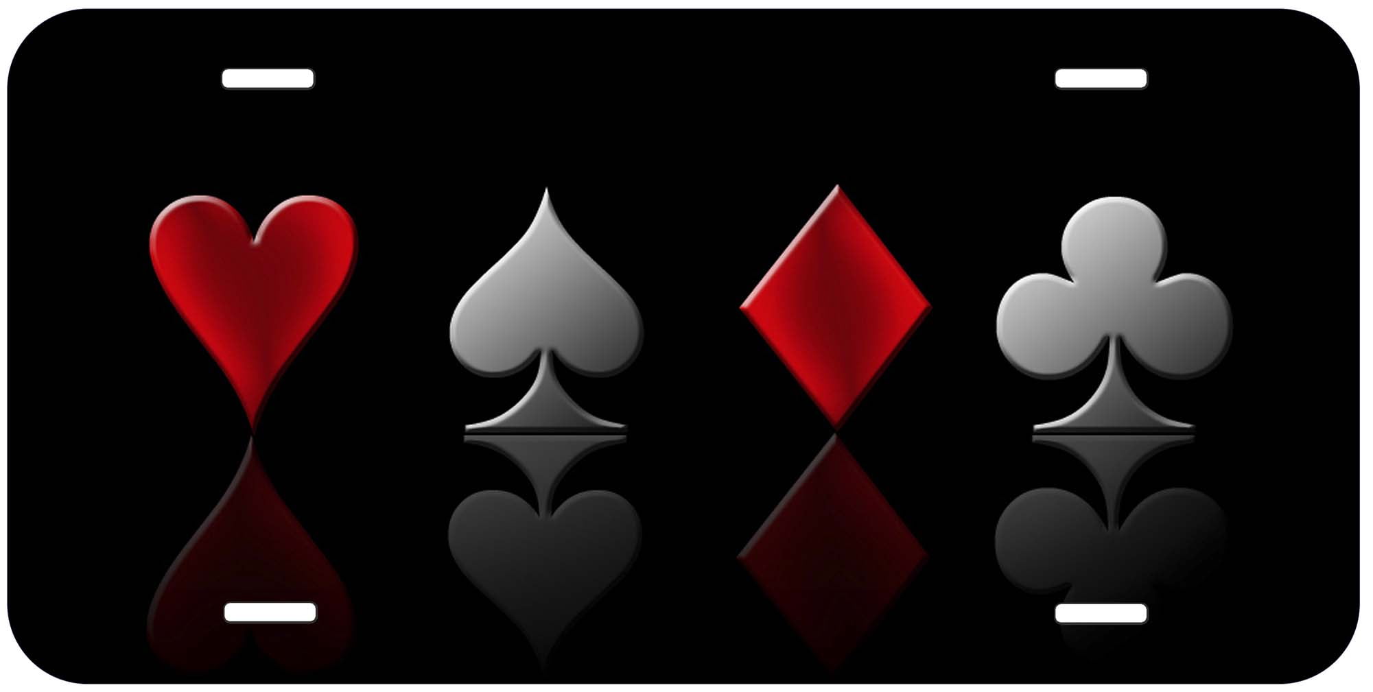 Poker License Plates