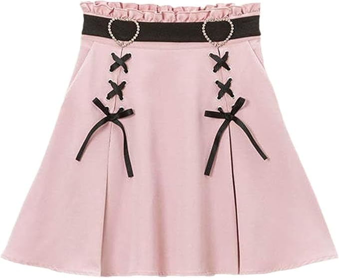 Aitale Jirai Kei Lolita Fashion Y2K Cutecore Kawaii Mini Short Goth ...