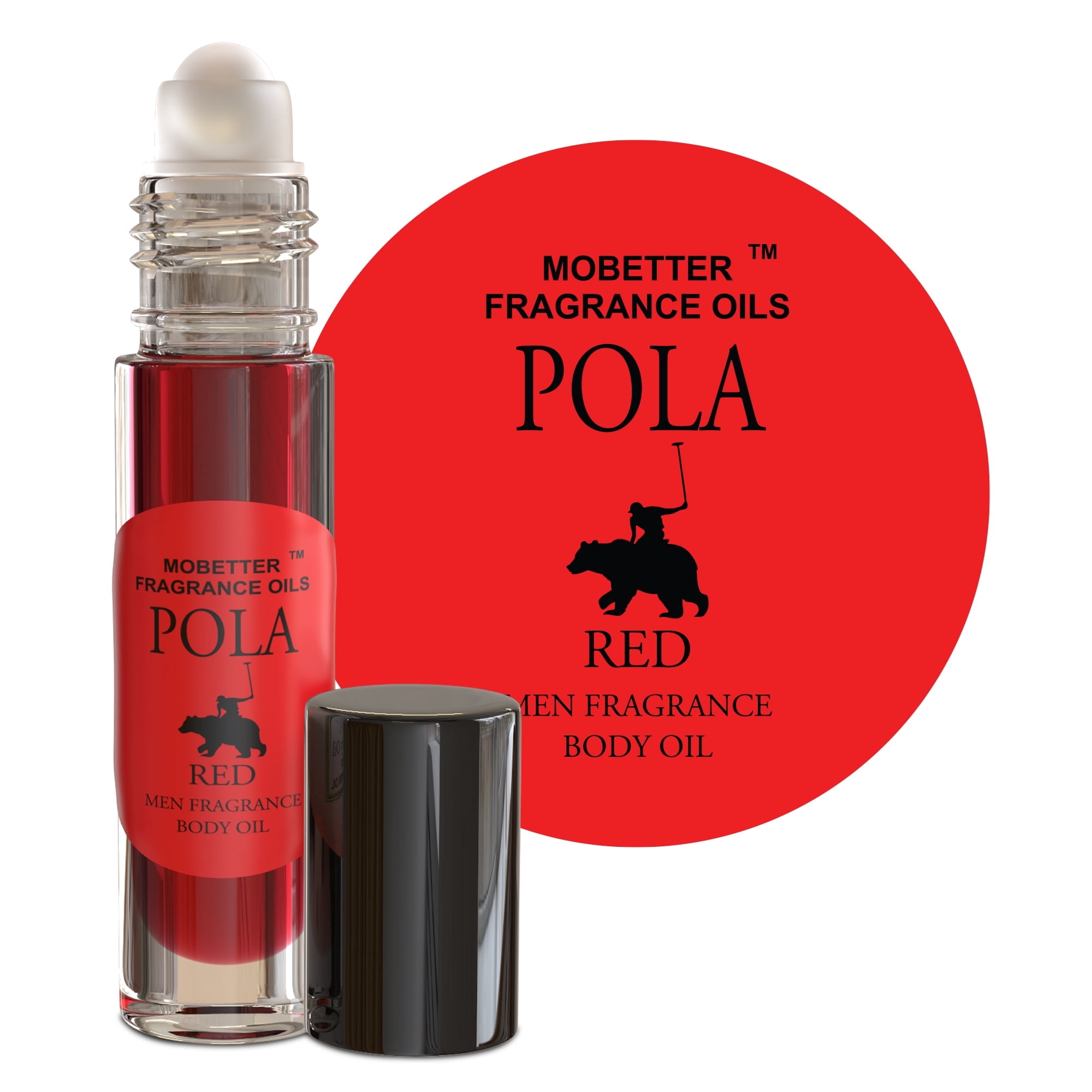 Pola Red Cologne Fragrance Body Oil for Men by Mobetter Fragrance Oils ...