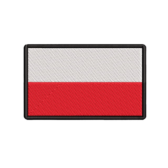 Poland Flag Embroidered Iron-on Patch - Walmart Business Supplies