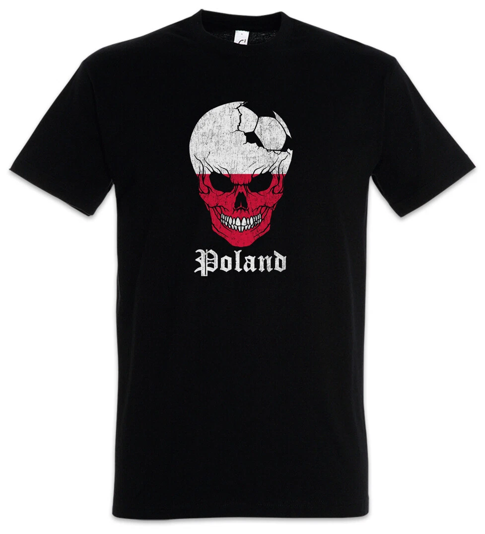 Poland Football Skull I Polish Soccer Flag Banner World Championship T ...
