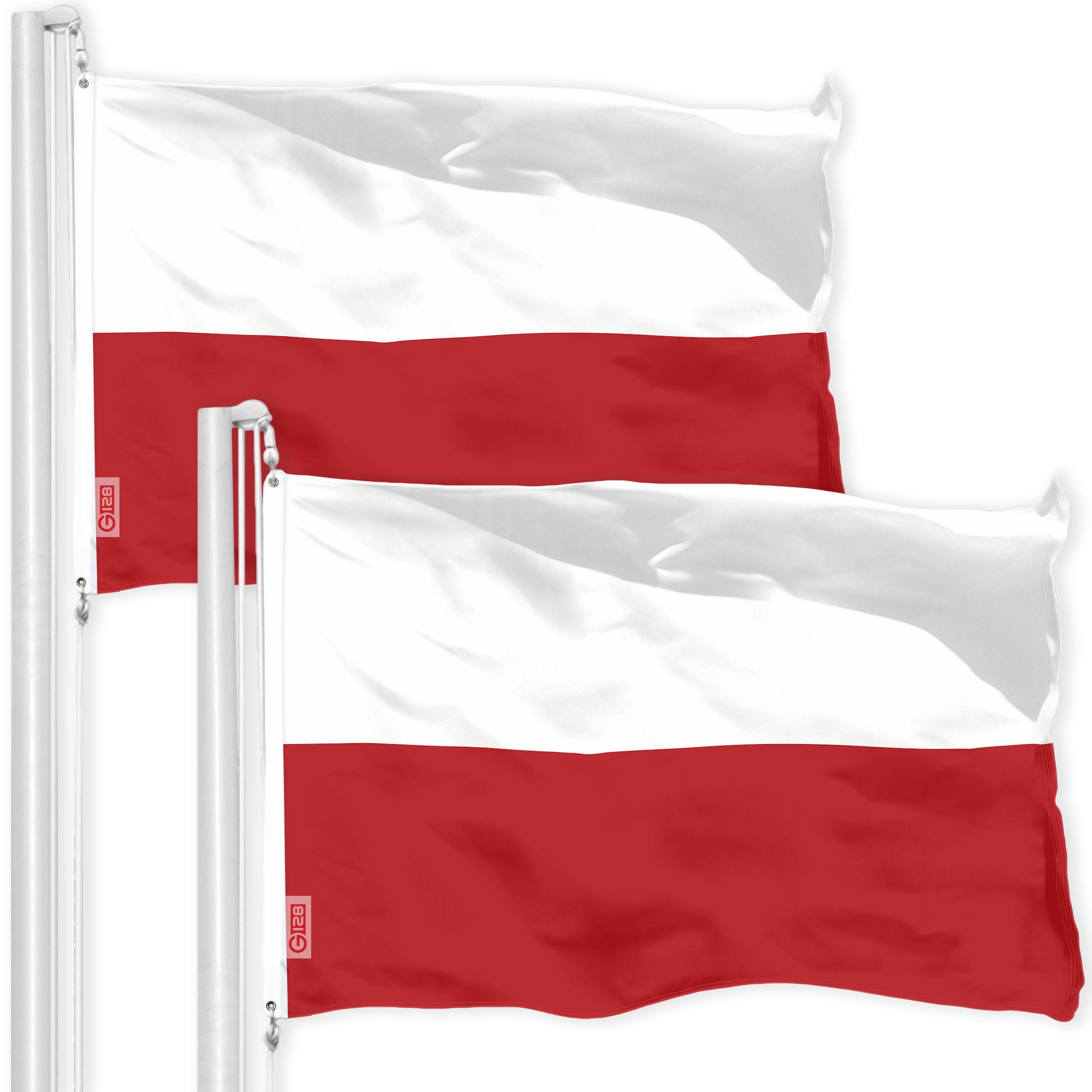 Poland Polish Flag 3x5FT 2-Pack 150D Printed Polyester By G128 ...