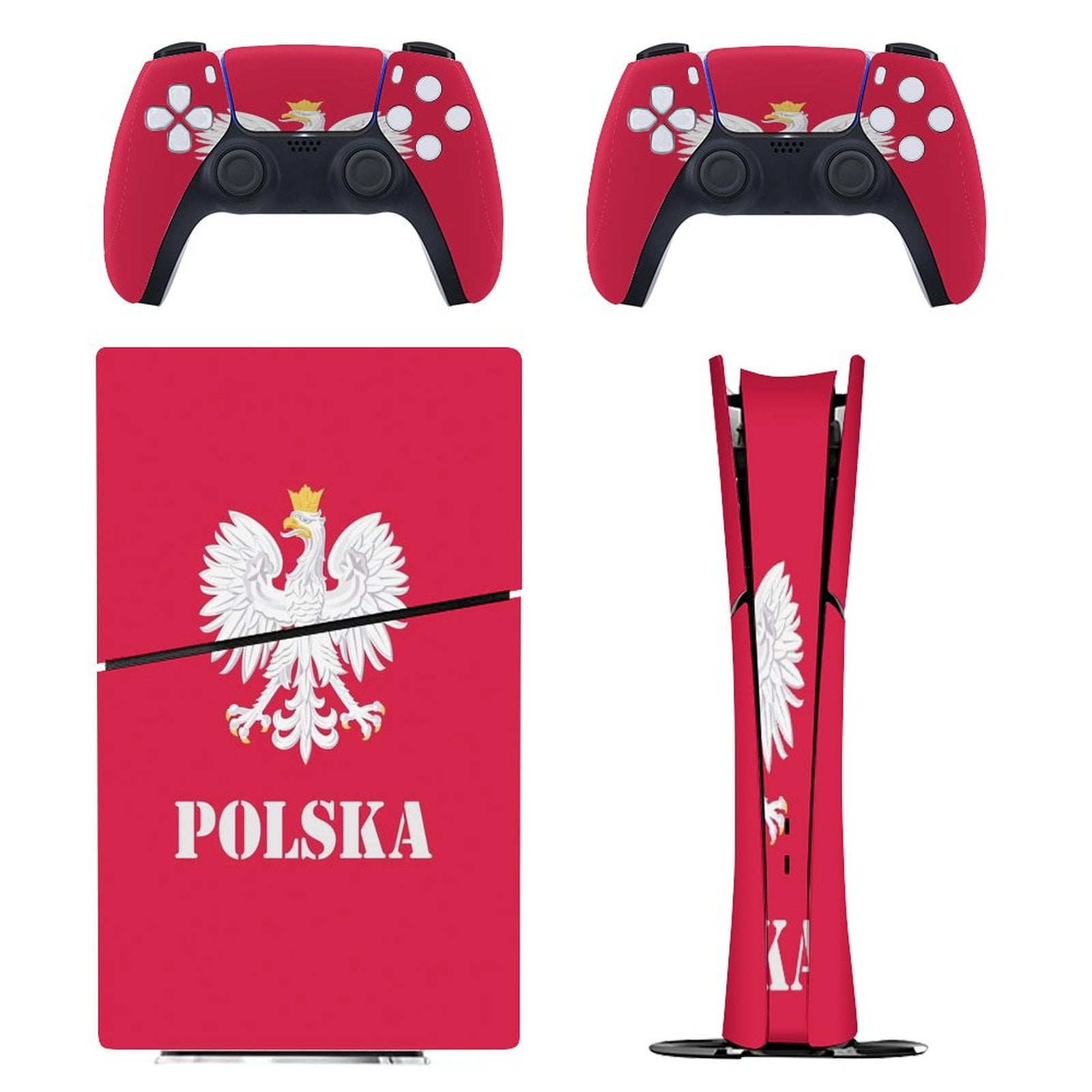 Poland Polish Flag - Polish Eagle PS5/PS5 Pro/PS5 Slim Digital Disc ...
