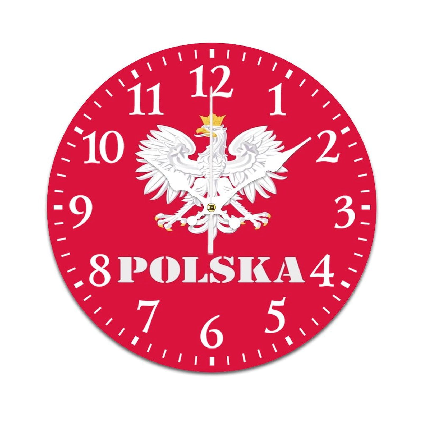 Poland Polish Flag - Polish Eagle Wall Clock Modern Design Clocks Wall ...