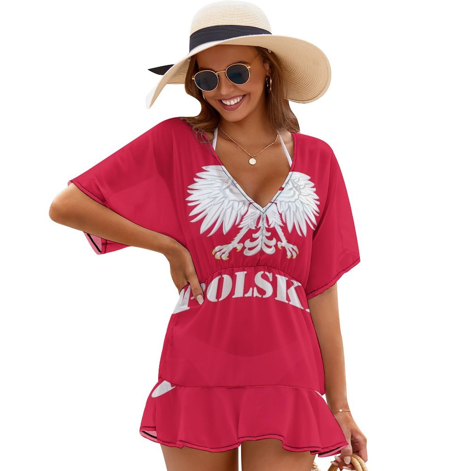 Poland Polish Flag - Polish Eagle Women's Luxury Party Dress Evening ...