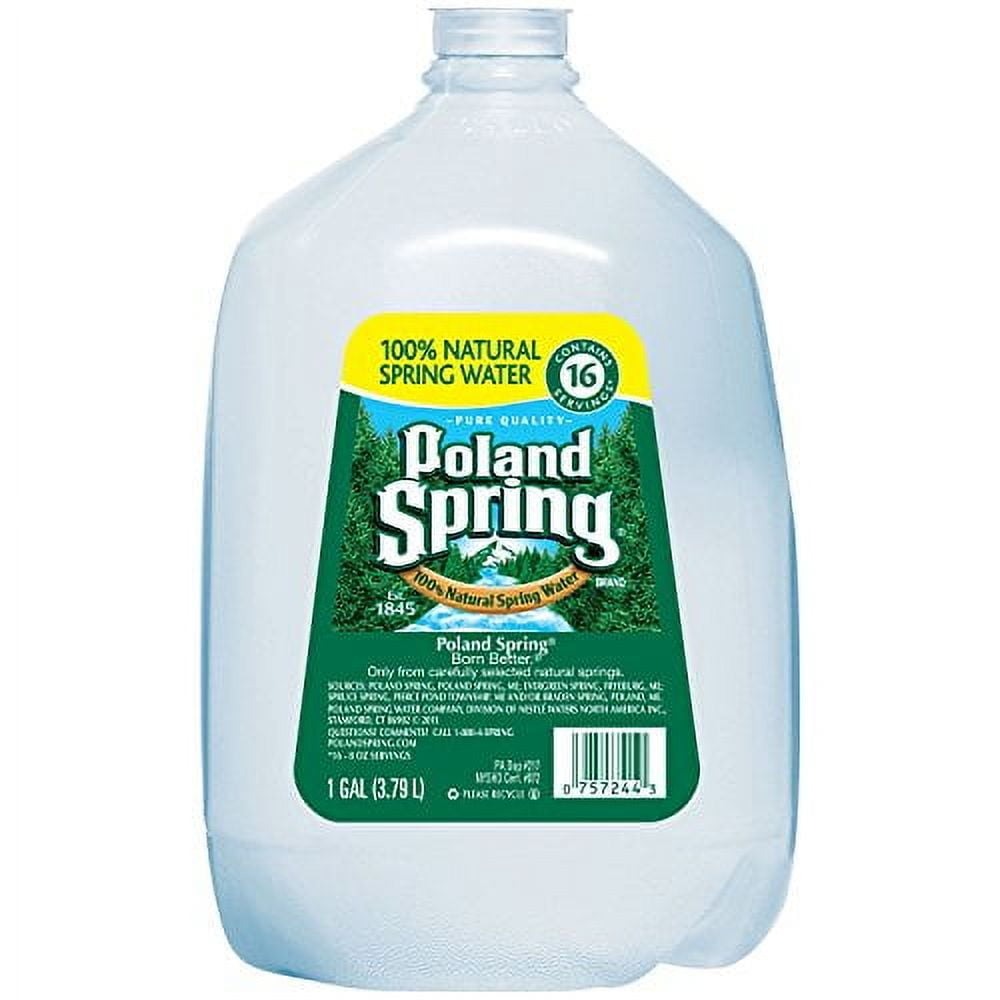 Poland Spring 100% Natural Spring Water (1 gal., 6 pk.) - Walmart.com