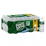 Poland Spring 100% Natural Spring Water, 16.9oz Bottles, 40 Pack ...