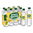 Poland Spring Lemon Sparkling Water 16.9 fl oz Bottles 24 Pack Total ...