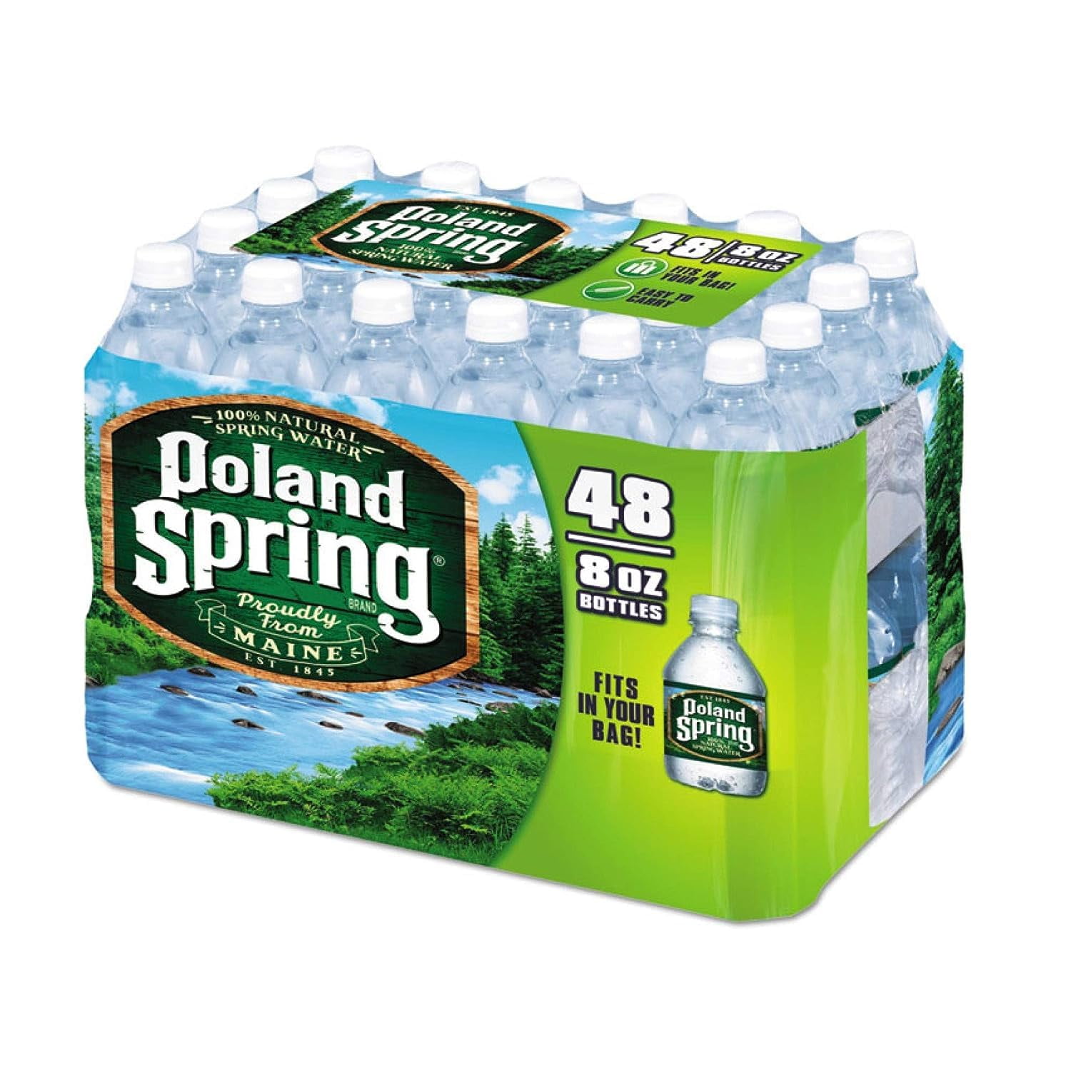 Poland Spring, Natural Spring Water, 8 Fl Oz (Pack of , Total of 384 Fl ...
