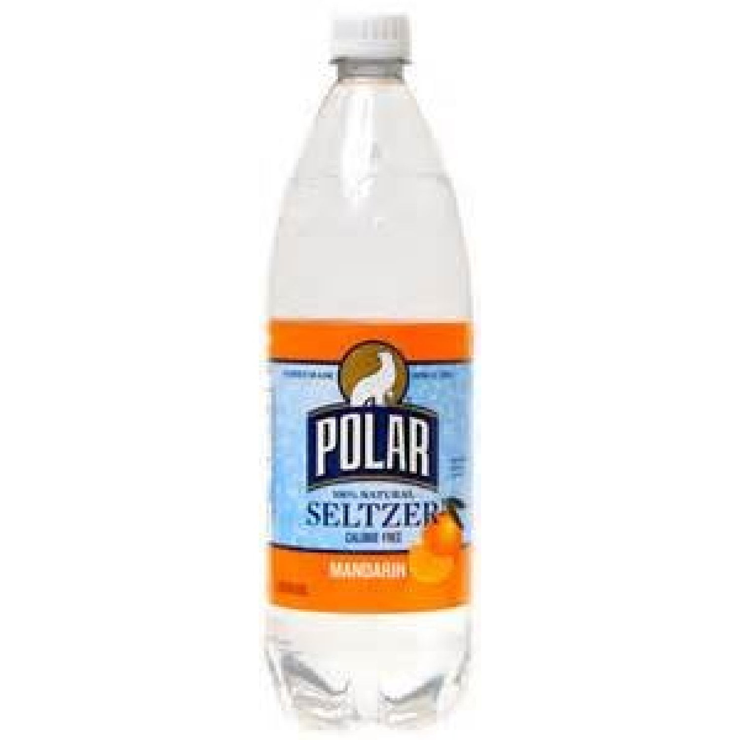 Polar 100% Natural Seltzer Water, Mandarin, 33.8 Fl Oz. (Pack of 6) - Walmart.com