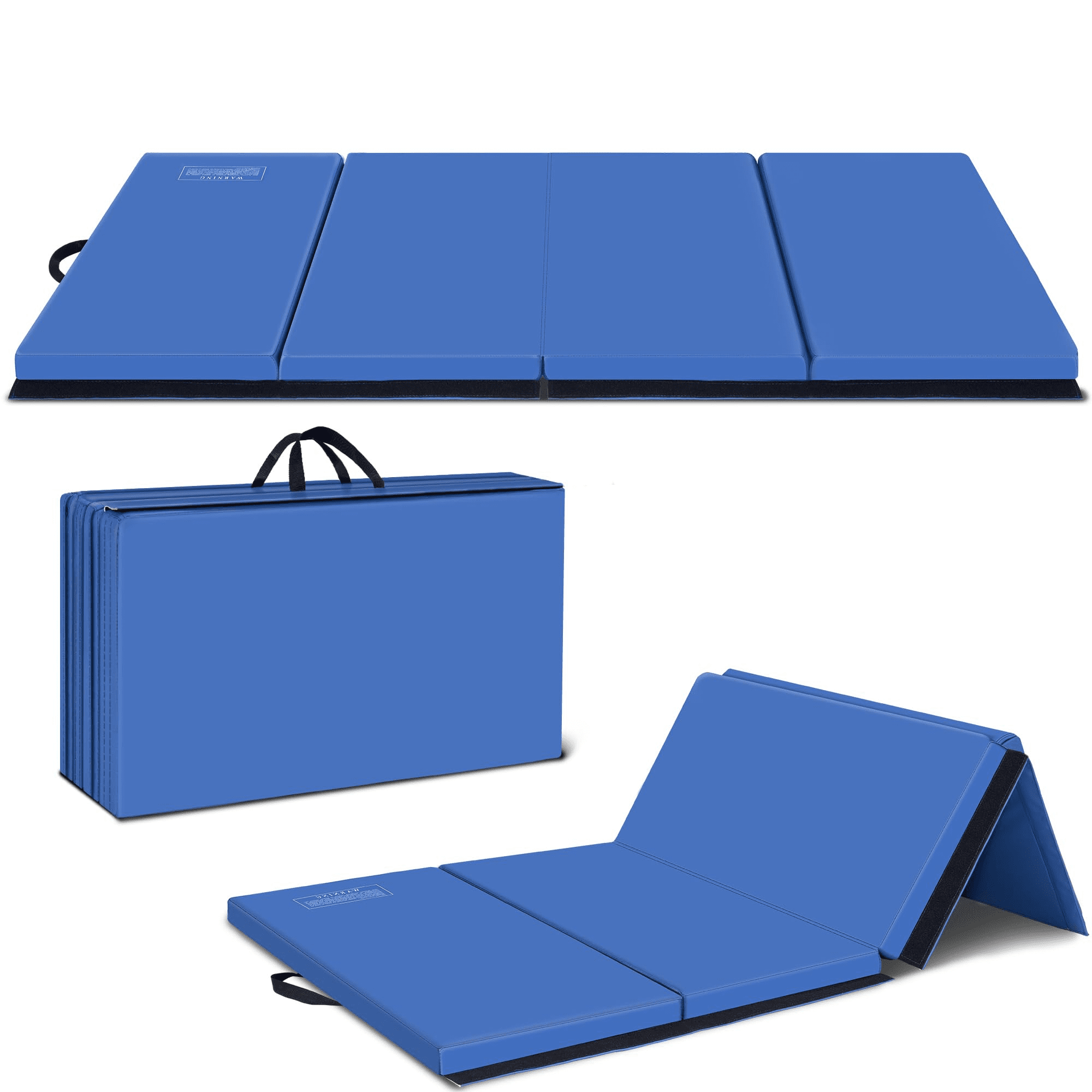 BETISEF 3'x6'x2 Thick Folding Gymnastics Exercise Mat Aerobics ...