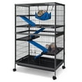 "Polar Aurora Large Ferret Stand, 50"" H 4 Tier Deluxe Pet Cage Kit ...