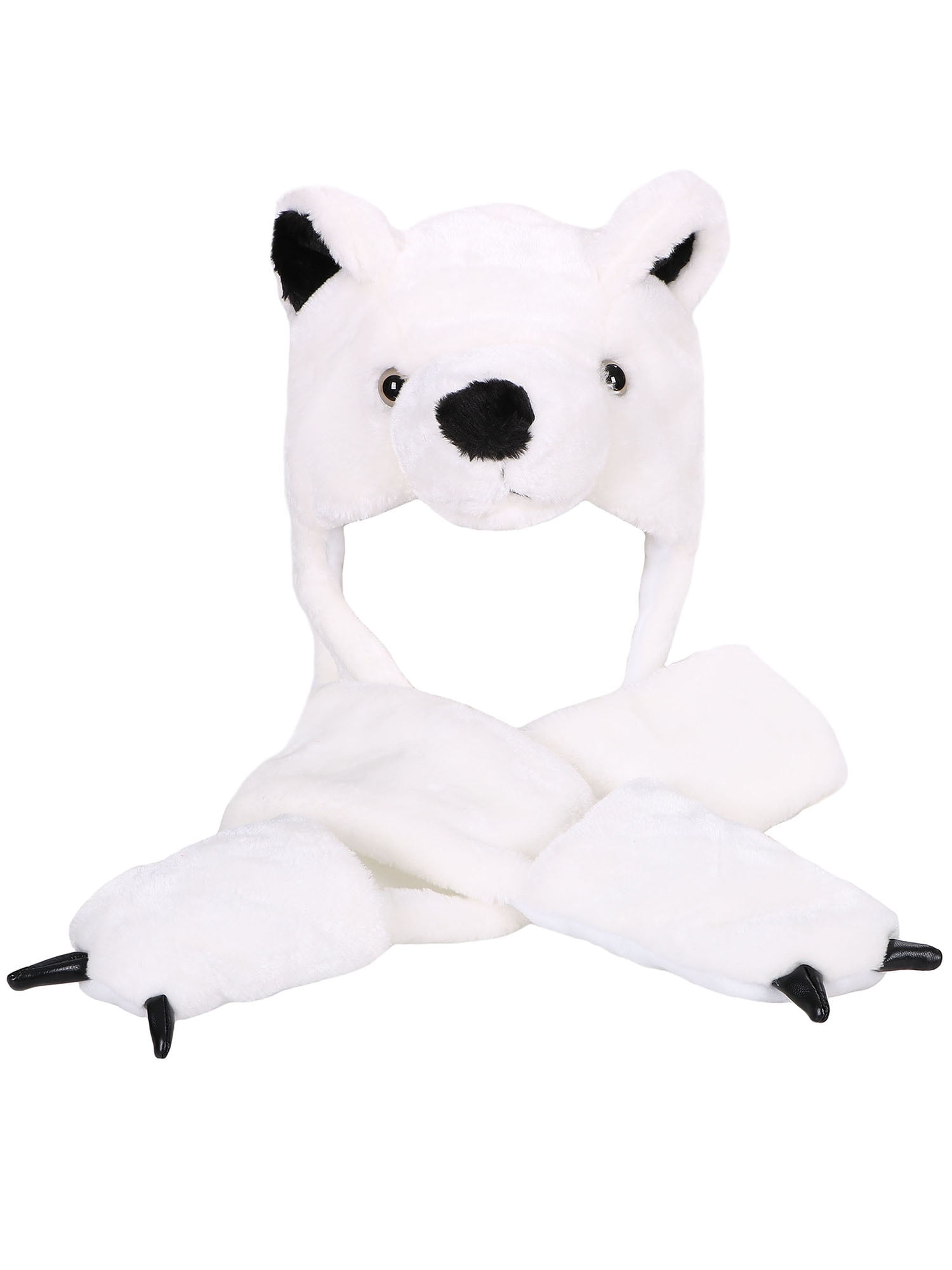 Polar Bear Animal Hat With Claws - Walmart.com