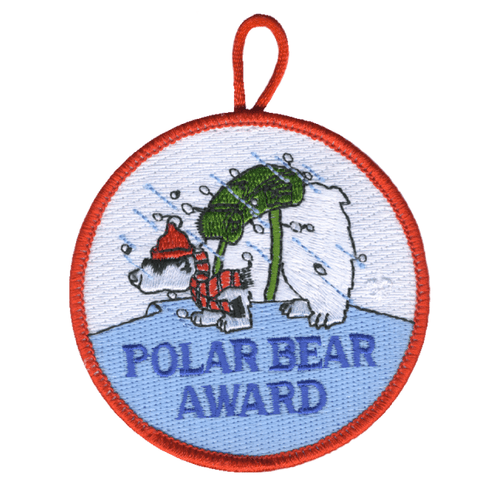Polar Bear Award Activity Embroidered Patch - ClassB - Walmart.com