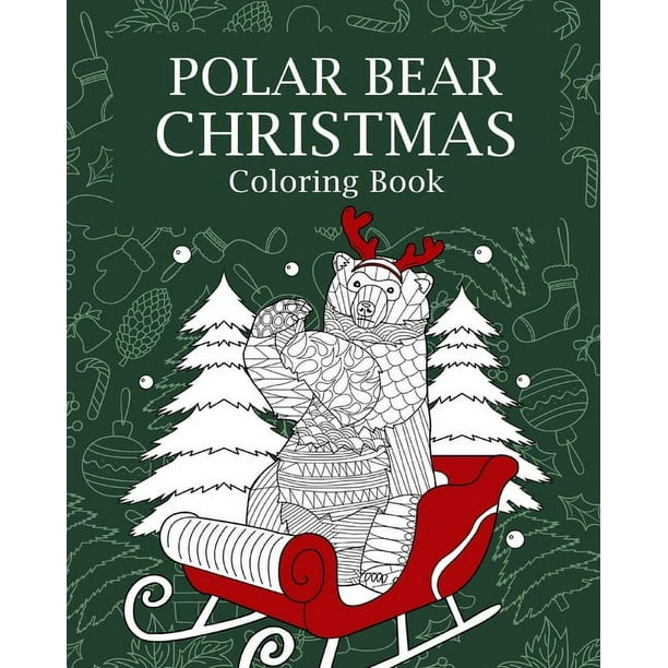 christmas bear coloring book