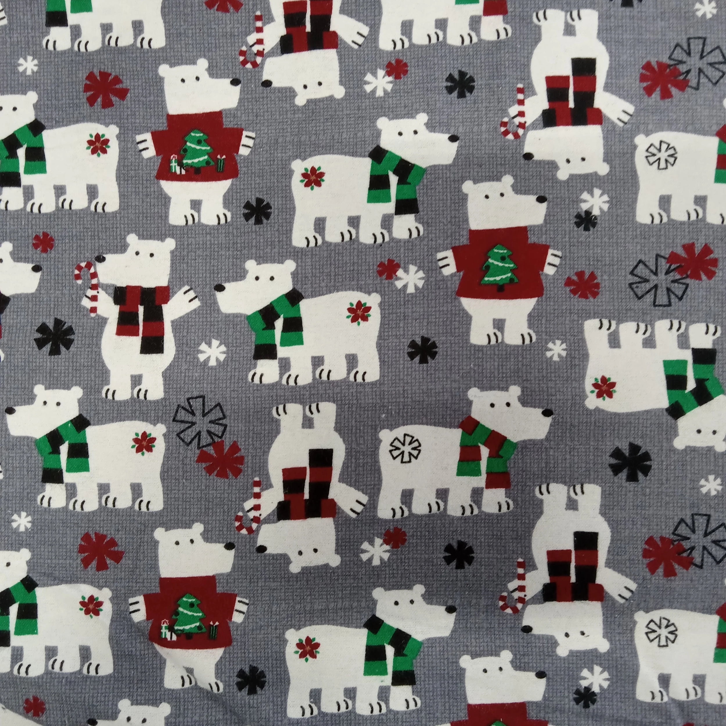 Polar Bear Flannel Fabric - Walmart.com