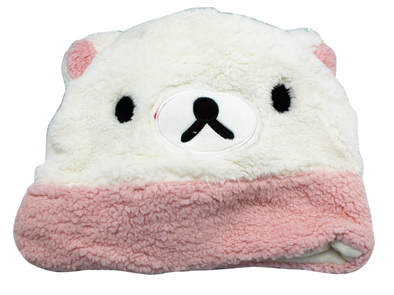 Polar Bear Hat - Cub Bear Face Plush Hat With Tail ( One Size) - Walmart.com