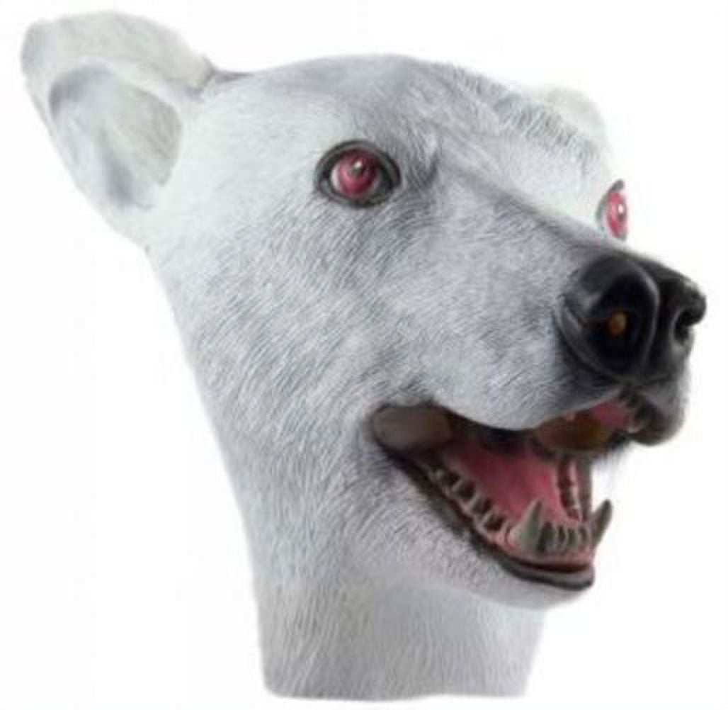 HMS Polar Bear Realistic Animal Mask, White, One Size - Walmart.com