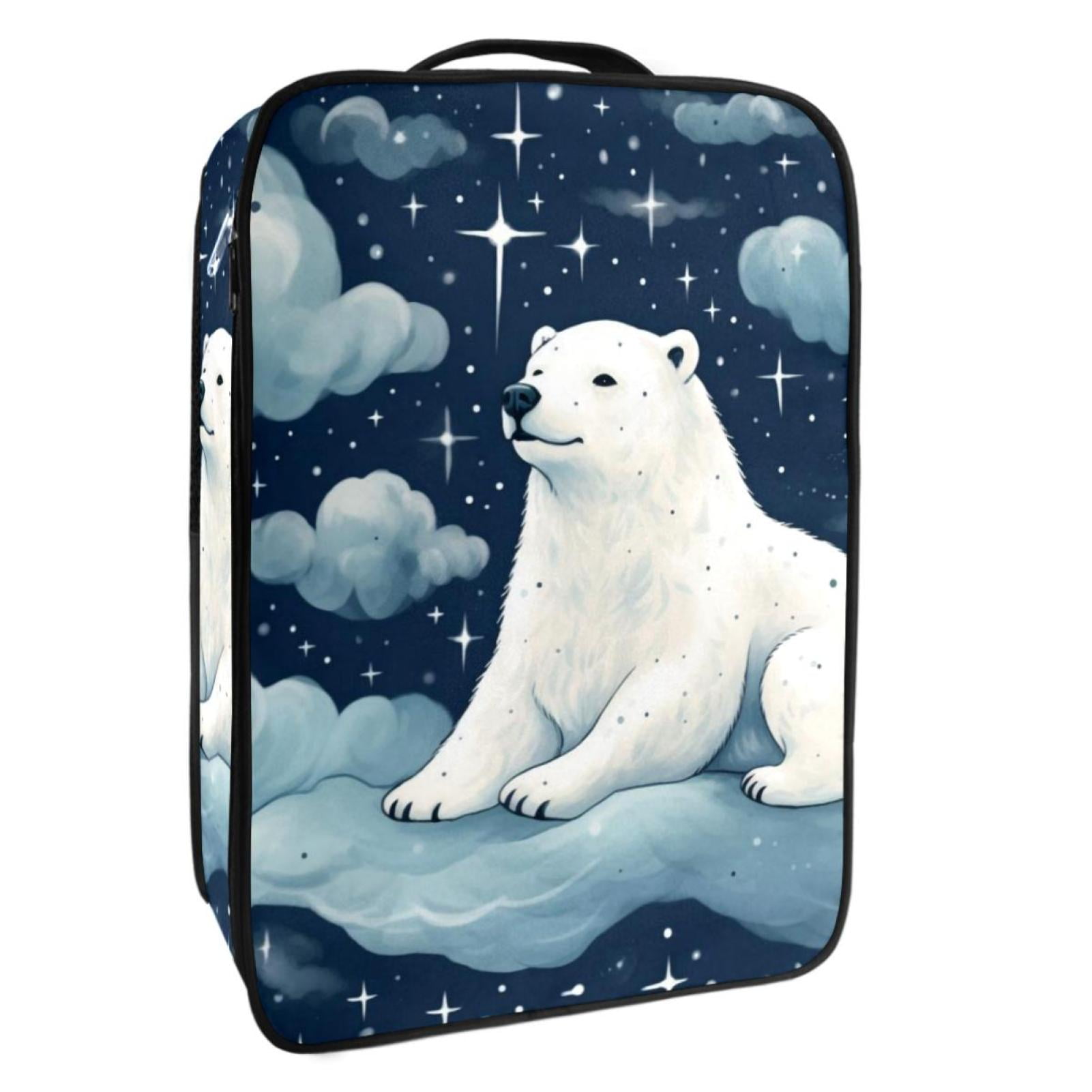 Polar Bear Polyester Shoe Box Organizer - 23x31cm/9x12in Space-saving ...