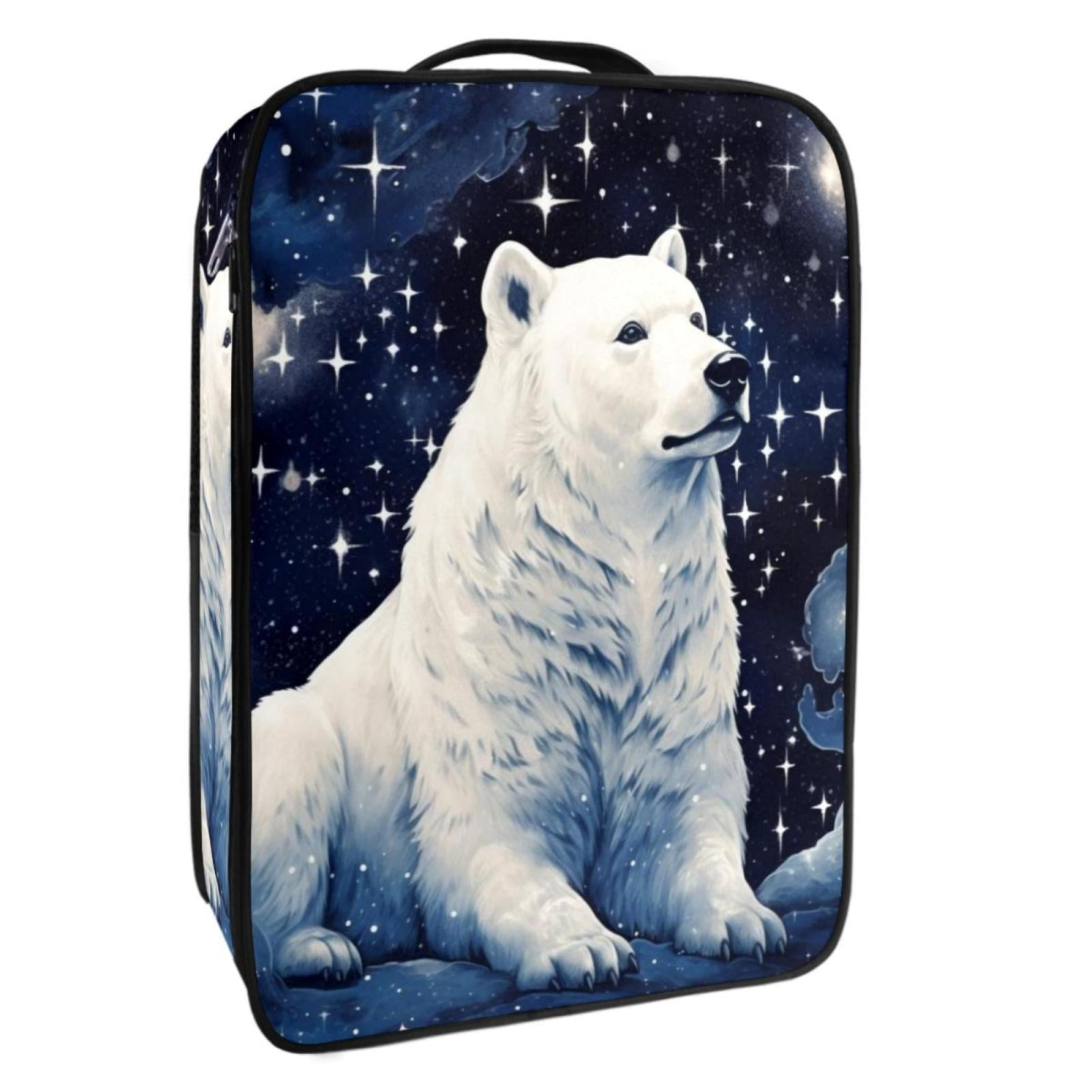 Polar Bear Polyester Shoe Box Organizer, Durable Storage Solution ...