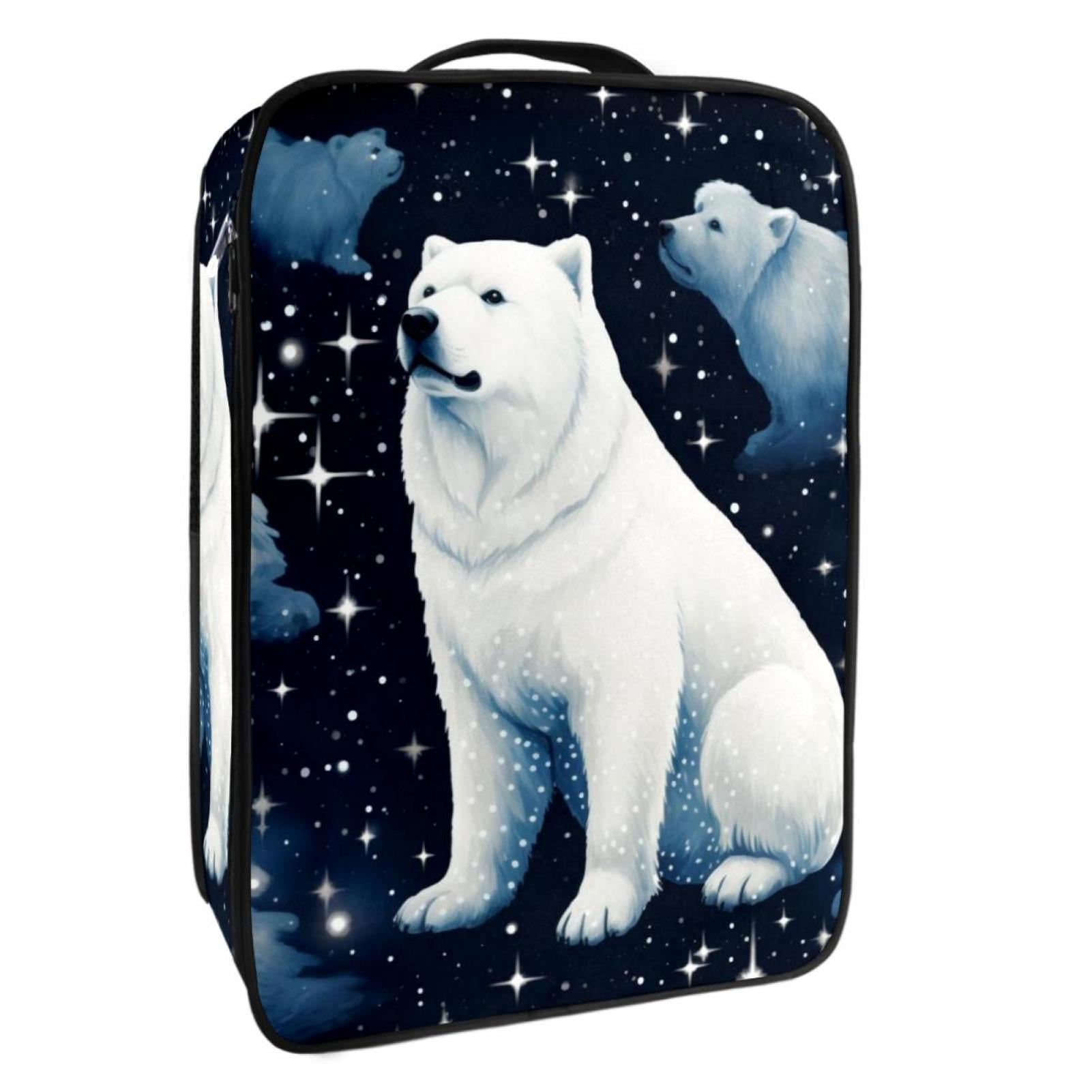 Polar Bear Polyester Shoe Boxes 23x31cm/9x12in - Durable Storage ...