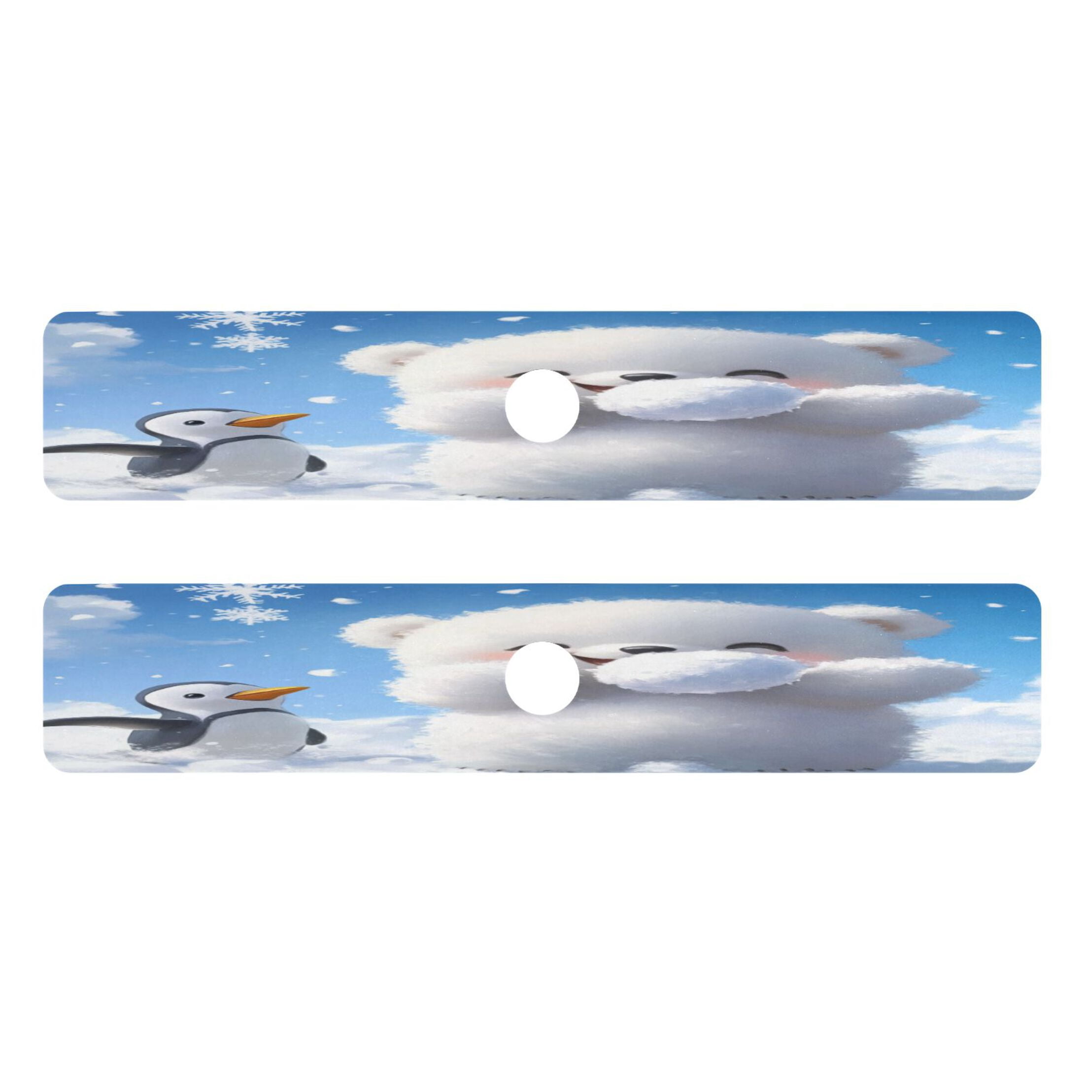 Polar Bear and Penguin Extra Long Silicone Algae Sink Mat 30x5.4in 2 ...